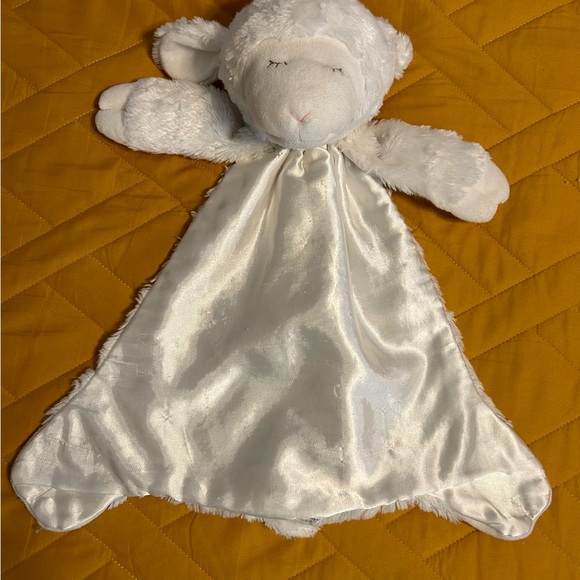 Gund | Toys | Lamb Security Blanket Lovey Gund Baby Winky White Satin ...